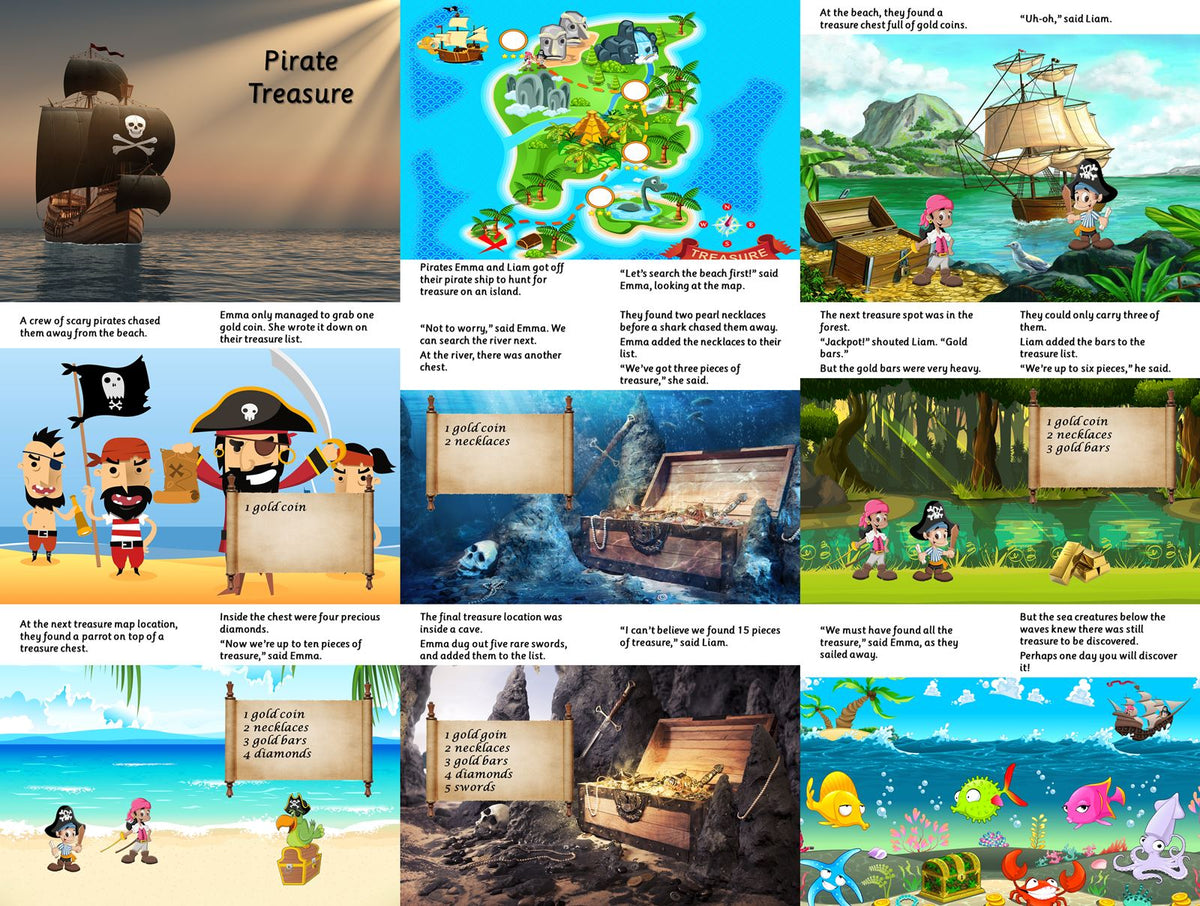 Pirate Treasure (E-book only) – Math Thrills