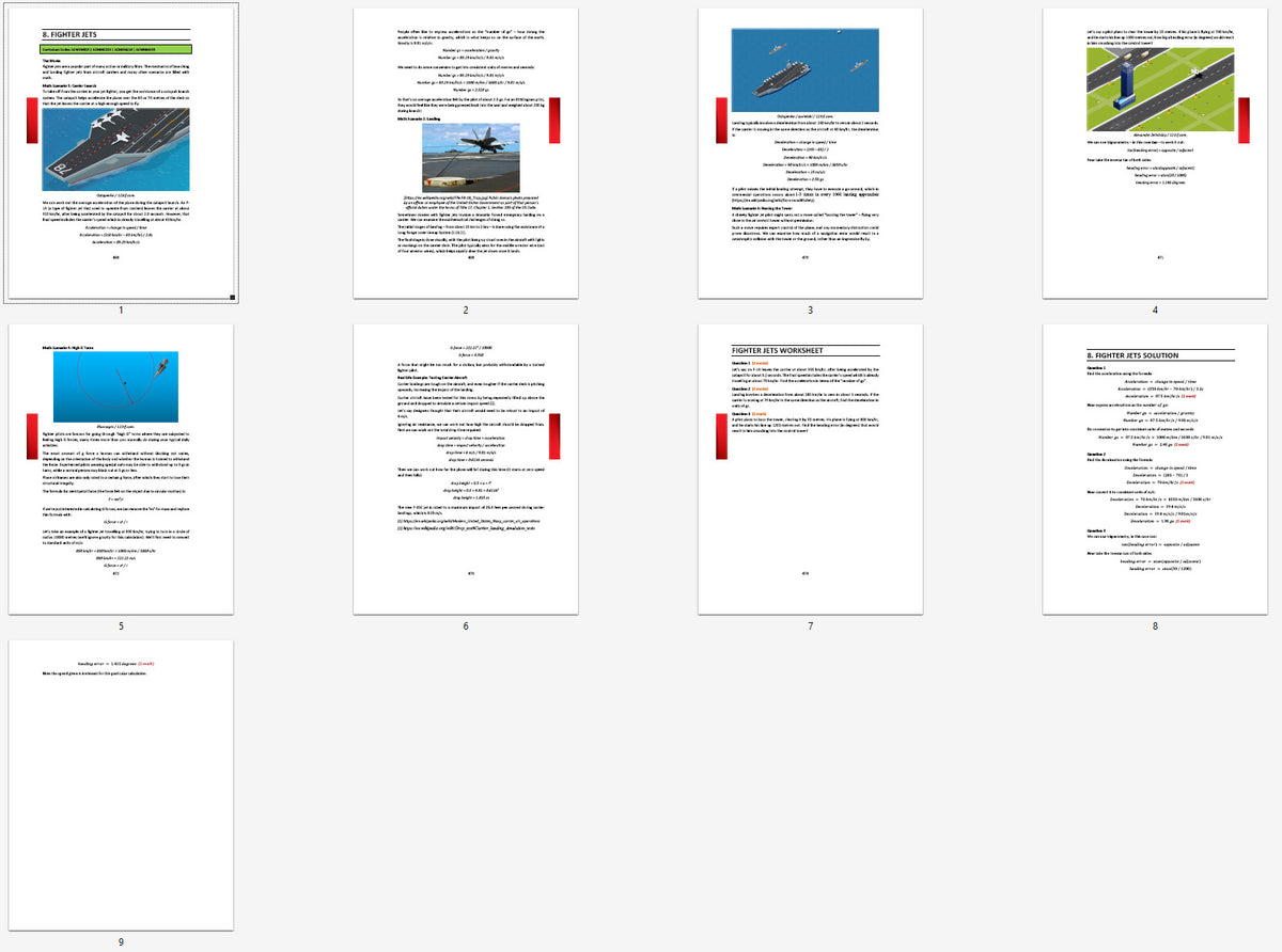 Maths in the Movies: Fighter Jets (E-book only) – Math Thrills