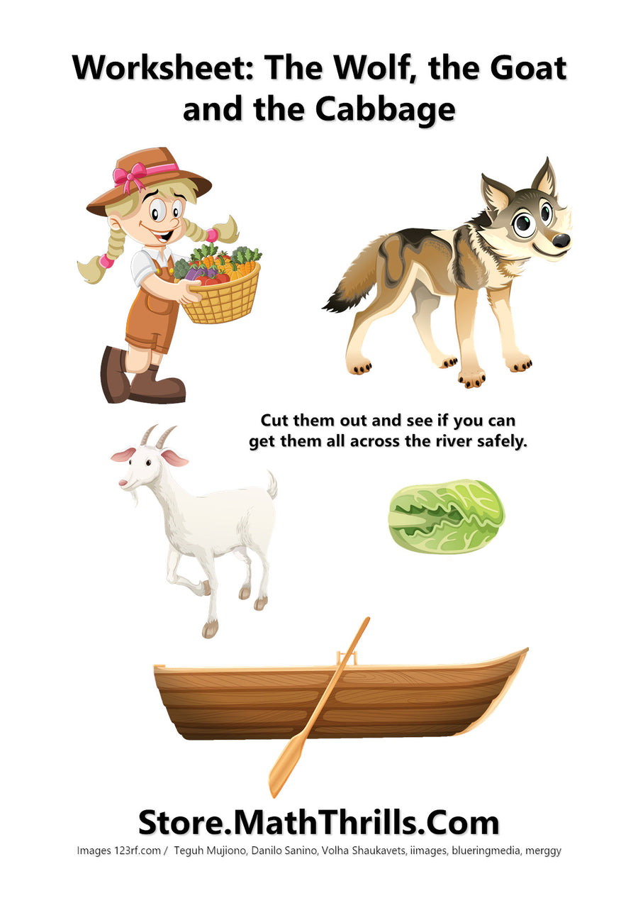 The Wolf, the Goat and the Cabbage: A Classic River Crossing Puzzle ...